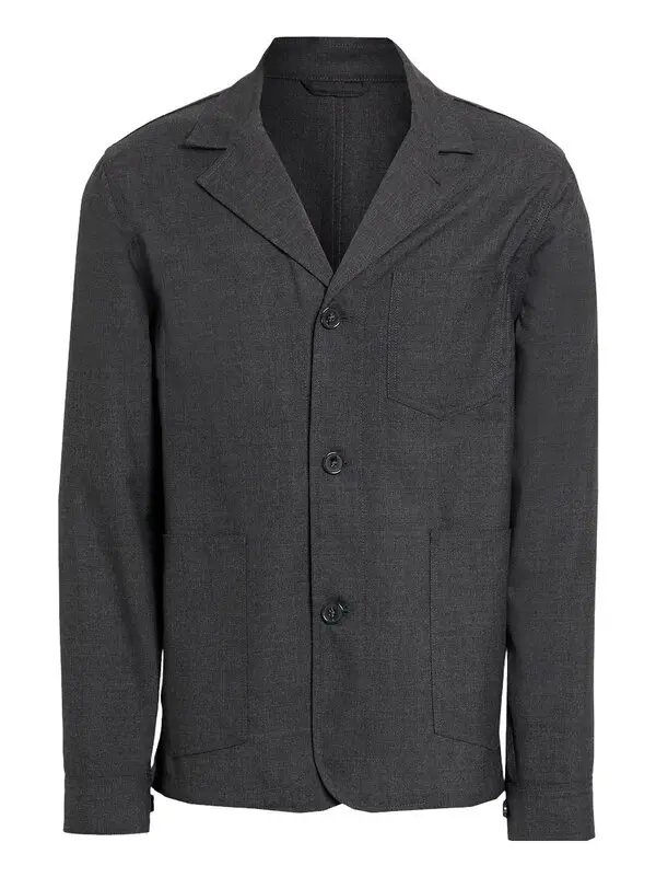 Officine Générale Simeon Wool Jacket - Anthracite