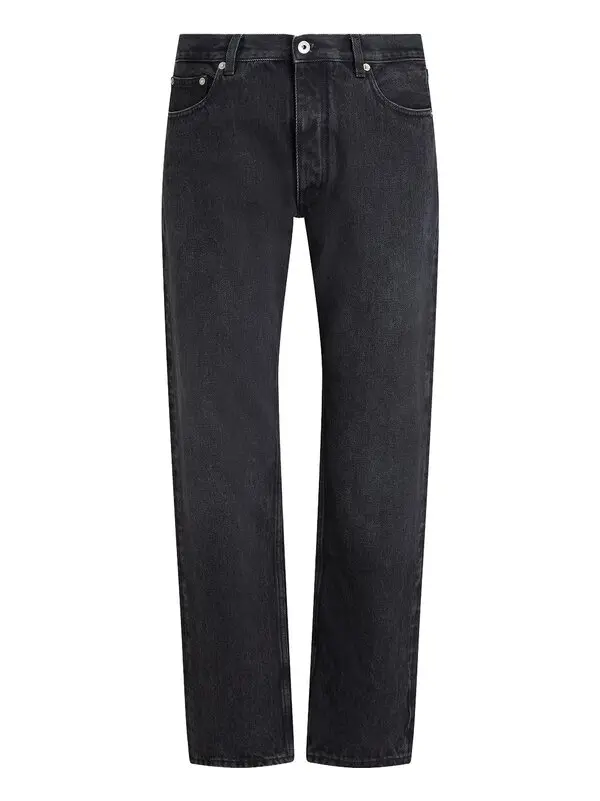 Off-White Skinny Fit Denim Jeans - Black