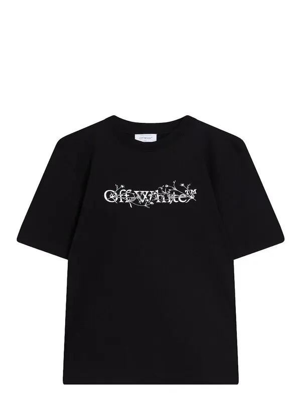Off-White Printed Cottonjersey Tshirt - Black