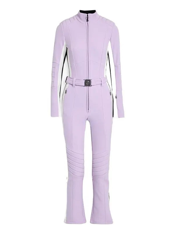 Bogner Talisha Belted Striped Ski Suit - Lilac