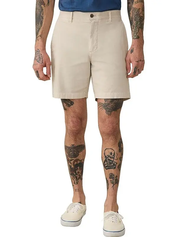 Faherty Brand Essential Chino Shorts - Stone
