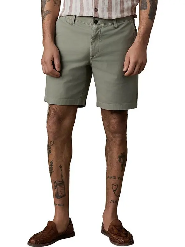 Faherty Brand Essential Chino Shorts - Trail Olive