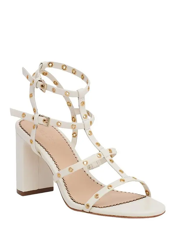 Cinq À Sept Maisie Strappy Grommet Trim Sandals - Ivory