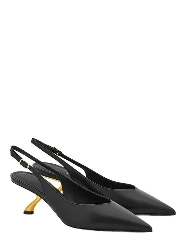 FERRAGAMO Cleya 55 Pointed Pumps - Black