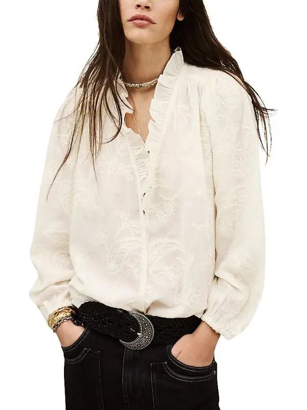Ba&sh Petty Blouse - Off White