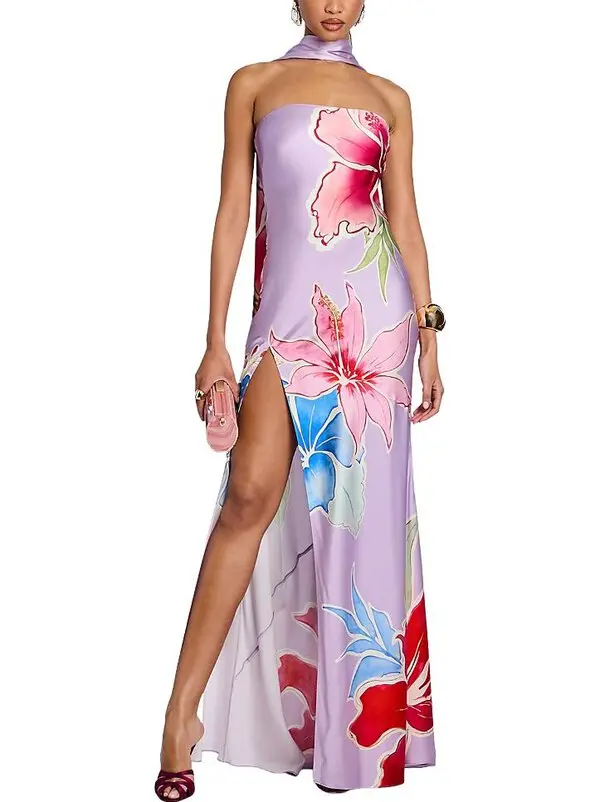 Retrofete Tizzy Maxi Dress - Hibiscus Lavender