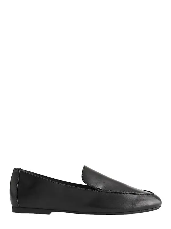 Madewell Dolli Glove Leather Loafers - True Black