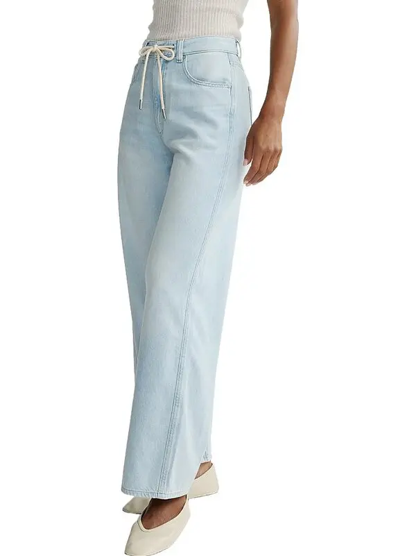 DL1961 Taylor Relaxed Barrel High Rise Jeans - Poolside Aura