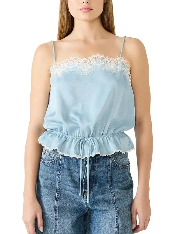 Steve Madden Roan Top - Dusty Blue