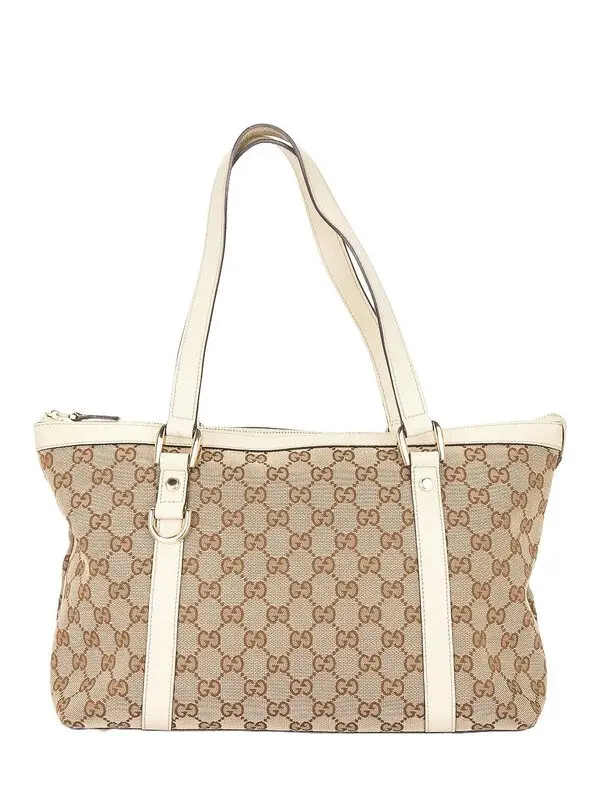 Gucci Abbey Tote Bag - Beige