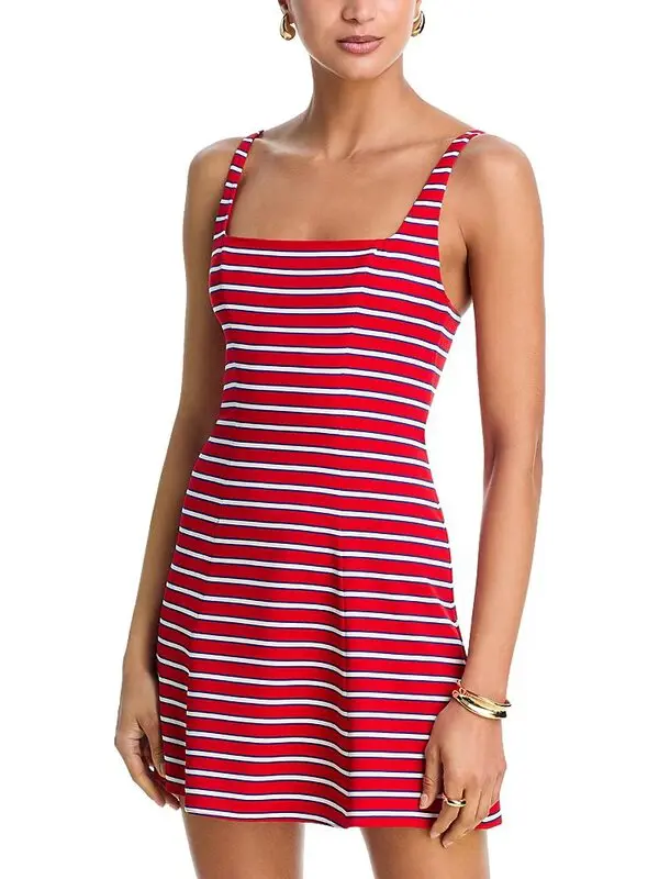 Alice + Olivia Julia Mini Dress - Teakwood Chili Pepper