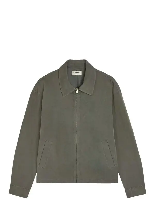 FRAME Zip Pockets Jacket - Grey