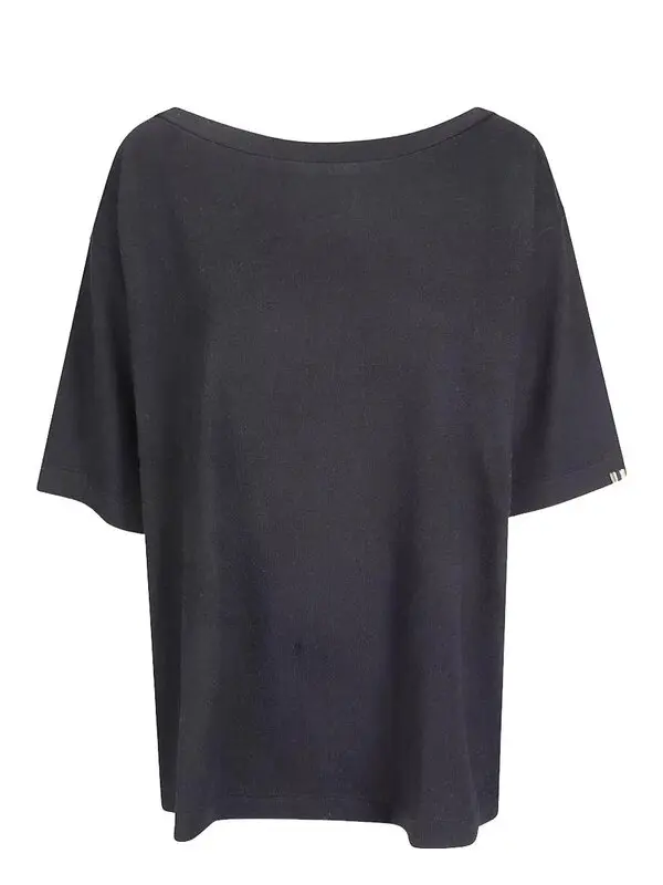 Extreme Cashmere Collum Boat-neck T-shirt - Grey