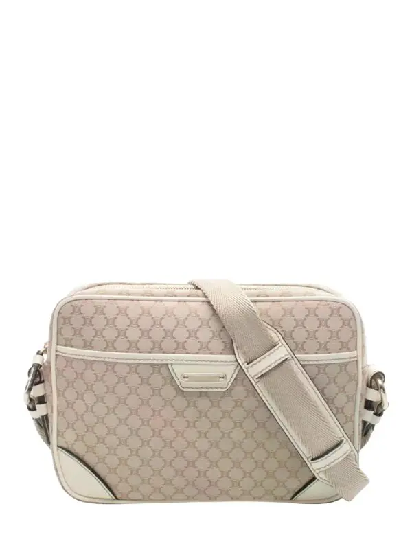 Celine 20th Century Macadam Canvas Camera Crossbody Bag - Brown