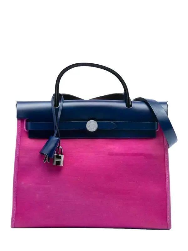 Hermès 2018 Herbag Zip 31 Satchel - Pink