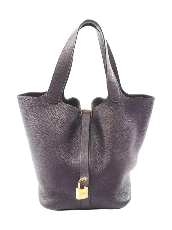 Hermès 2019 Clemence Picotin Lock 22 Handbag - Purple