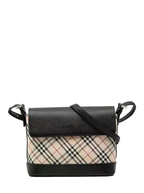Burberry Nova Check Crossbody Bag - Brown