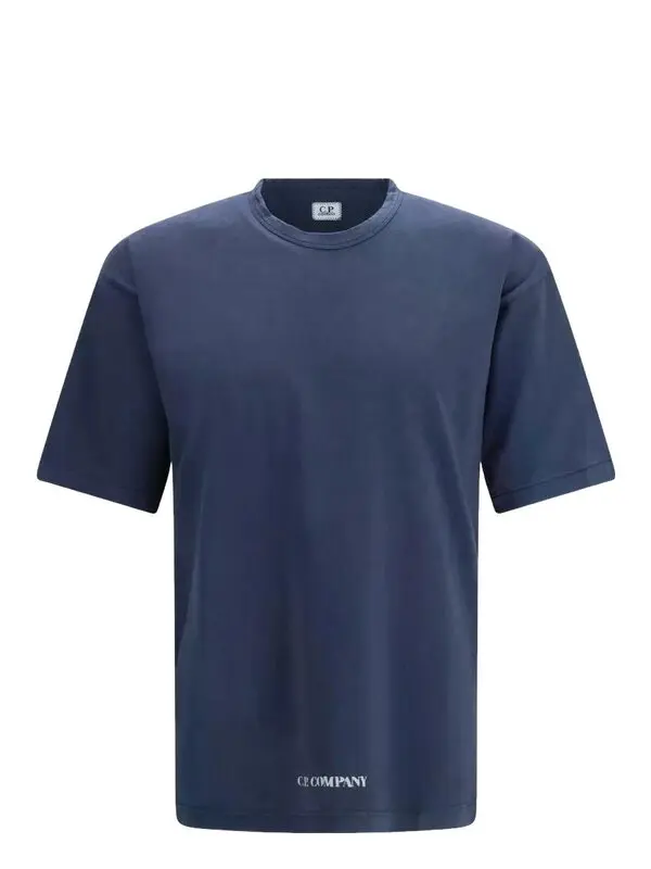 C.P. COMPANY Logo-print T-shirt - Blue