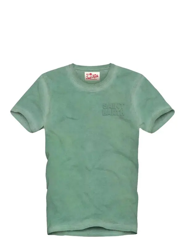 MC2 SAINT BARTH Portofino Logo-embossed T-shirt - Green
