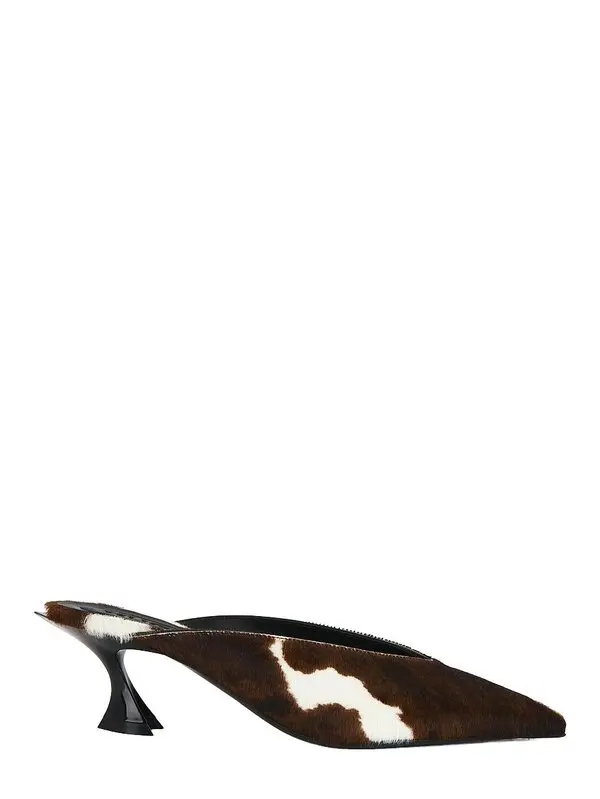 MUGLER Kitten Mule - Cowhide