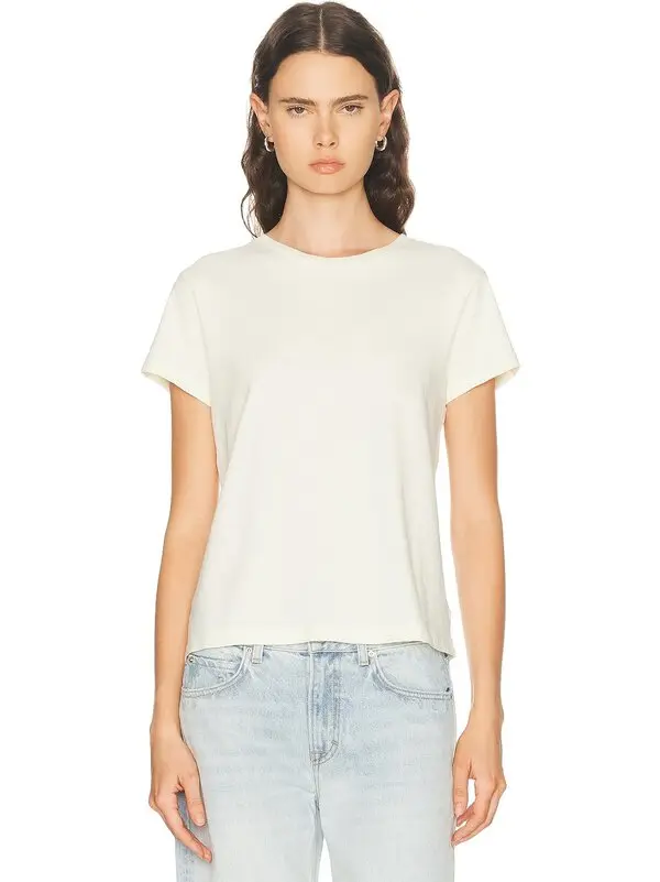 AGOLDE Long Line Adine Tee Shirt - Blonde