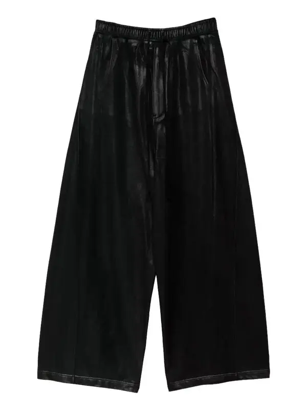 JULIUS Dk Wide Leg Trousers - Black