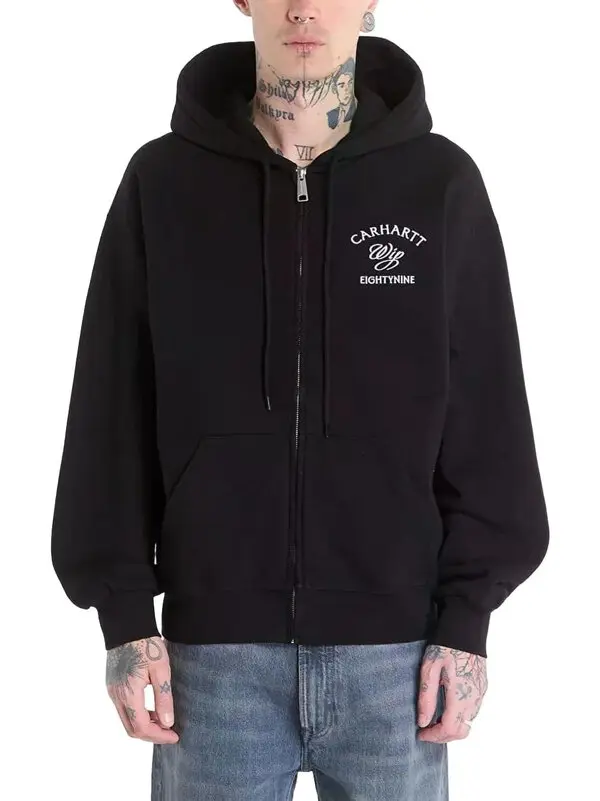 Carhartt Work In Progress Hooded Zip-up - Black