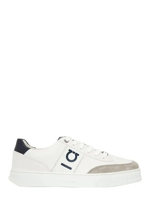 FERRAGAMO Gancini Sneaker - White