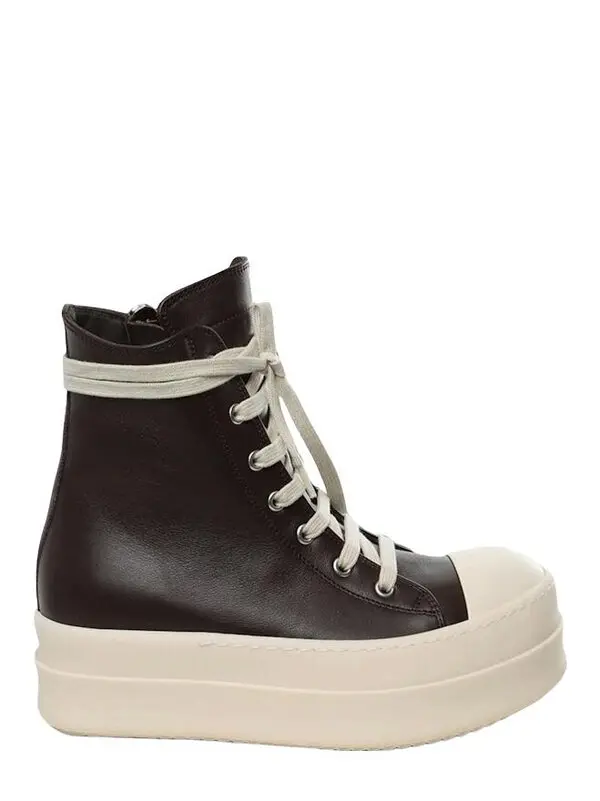 Rick Owens Mega Bumper Sneaks - Macassar/milk