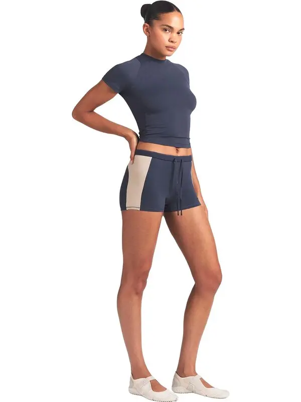 SKIMS Nike X 2" Boy Short - Deep Royal And Stone