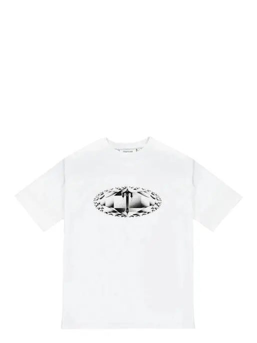 Trapstar Diamond In The Rough Tee Shirt - White