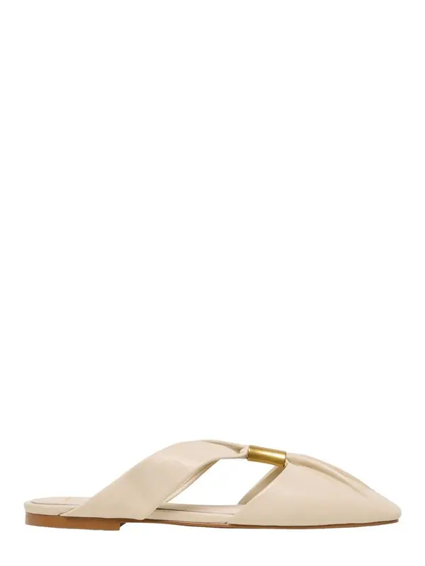 DOLCEVITA Franey Leather Flats - White Leather