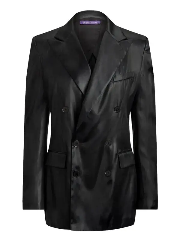 Ralph Lauren Ramona Double-breasted Jacket - Black