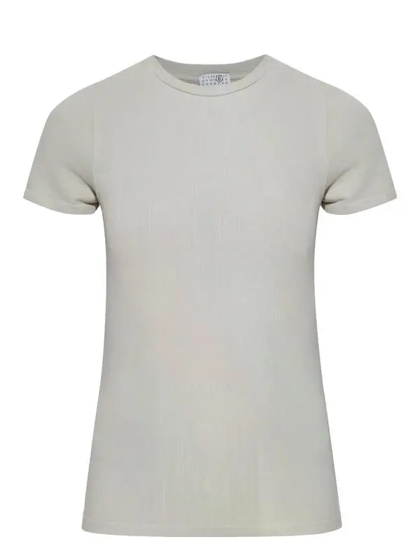 MAISON MARGIELA Ribbed T-shirt - Grey