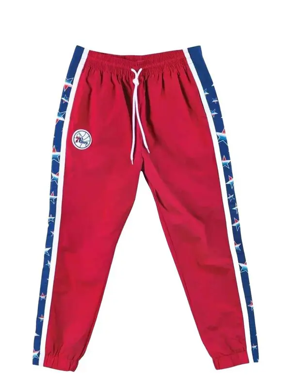 Mitchell & Ness Philadelphia 76ers Away Track Pants - Red