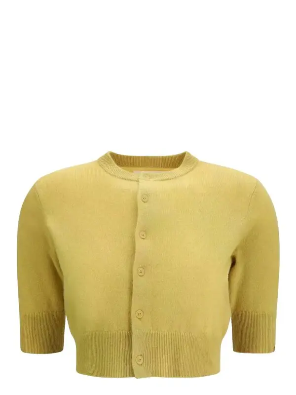 EXTREME CASHMERE X N°474 Super Little Cardigan - Yellow