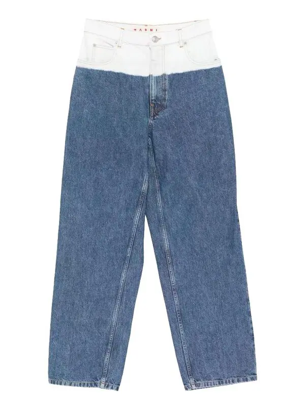 Marni Gradient Wide-leg Jeans - Blue