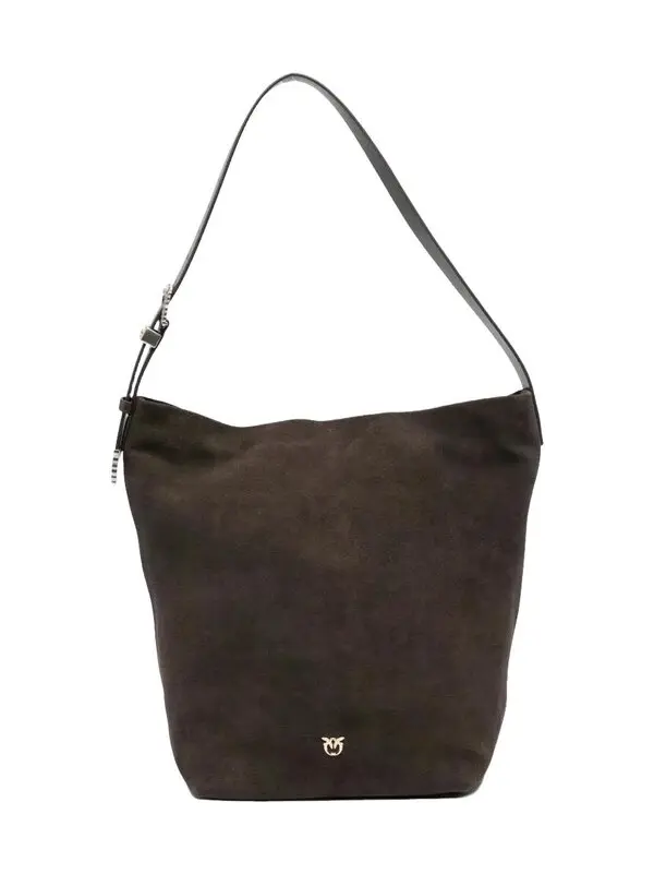 Pinko Suede Shoulder Bag - Brown