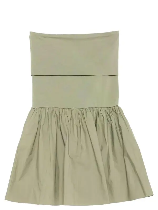 BY MALENE BIRGER Marcia Strapless Ruffled Dress - Green