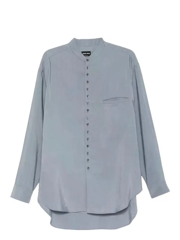 Giorgio Armani Buttoned Shirt - Blue