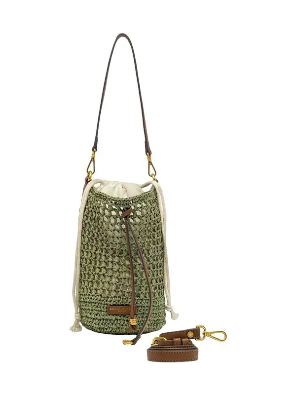 GIANNI CHIARINI Nefeli Bucket Bag - Green