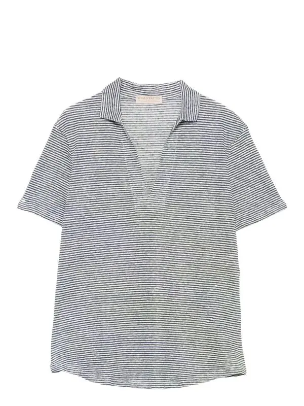 PUROTATTO Stripe-pattern T-shirt - Blue