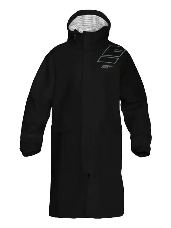 ENERGIA PURA Hooded Coat - Black