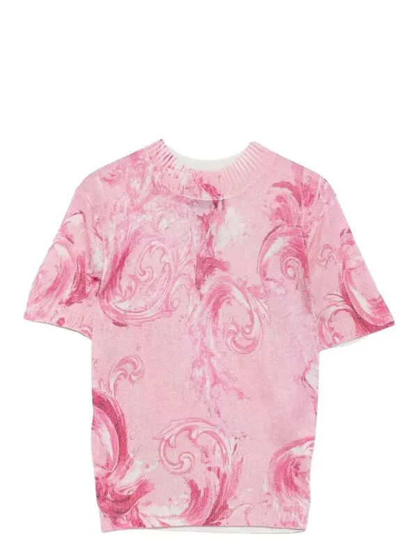 Versace Printed T-shirt - Pink