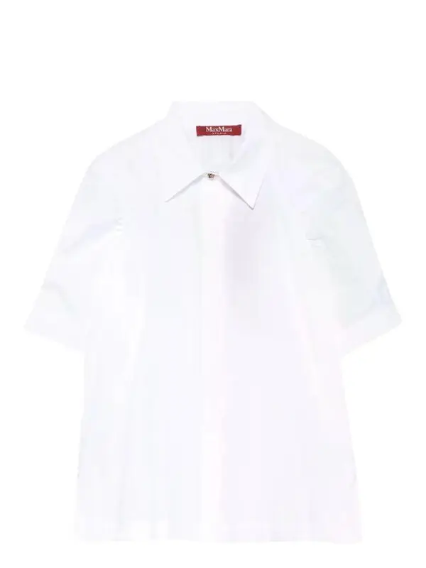 Max Mara Tamore Puff-sleeve Shirt - White