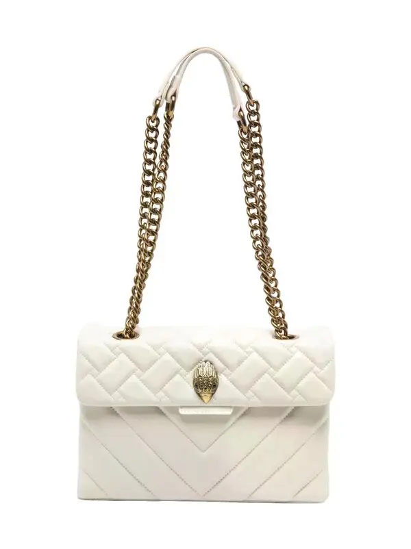 Kurt Geiger Leather Kensington Quilted Shoulder Bag - Neutrals