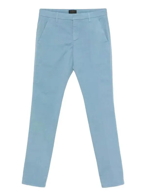 DONDUP Slim Fit Front-pockets Trousers - Blue
