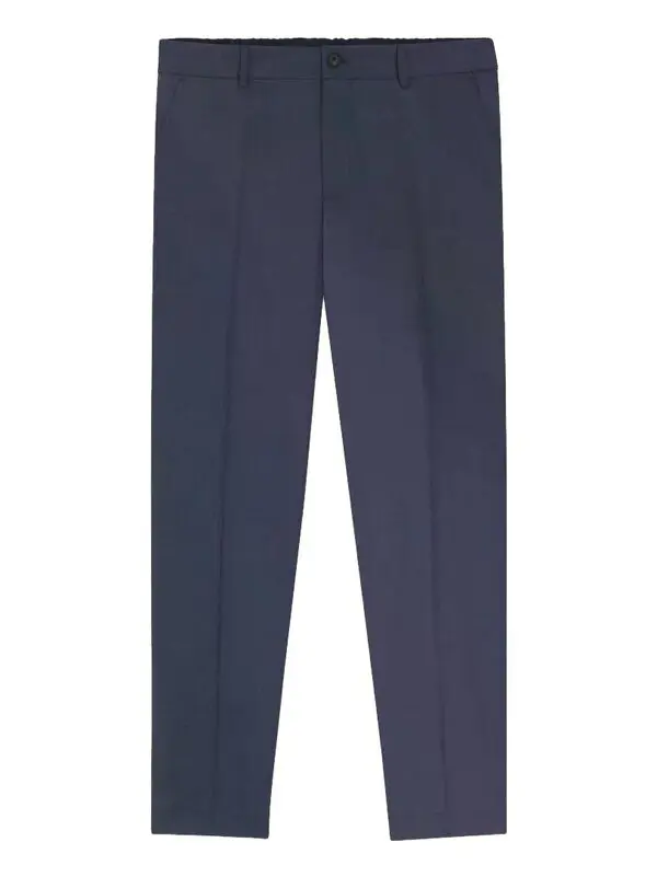 BOSS Elasticated-waistband Trousers - Blue