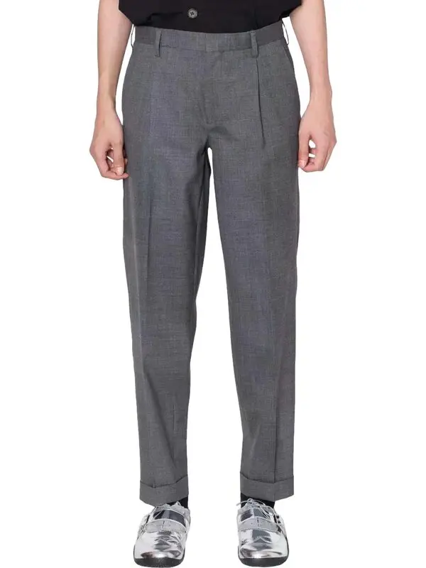 Kolor Pleated Cuffed Trousers - Grey