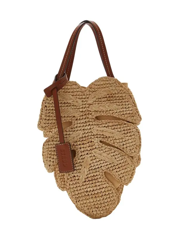 Staud Palm Raffia Bag - Brown